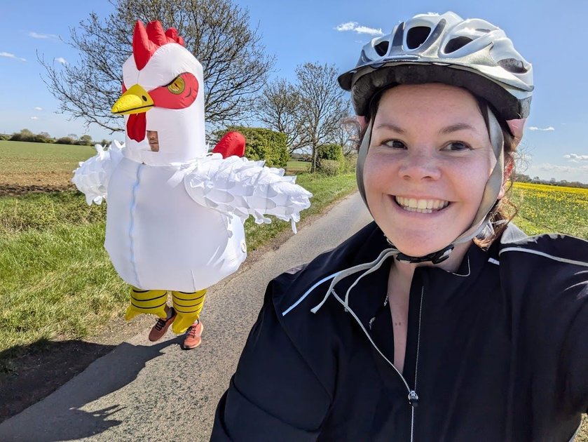 Cambridge Dad feathers up for world record rooster run at London ...