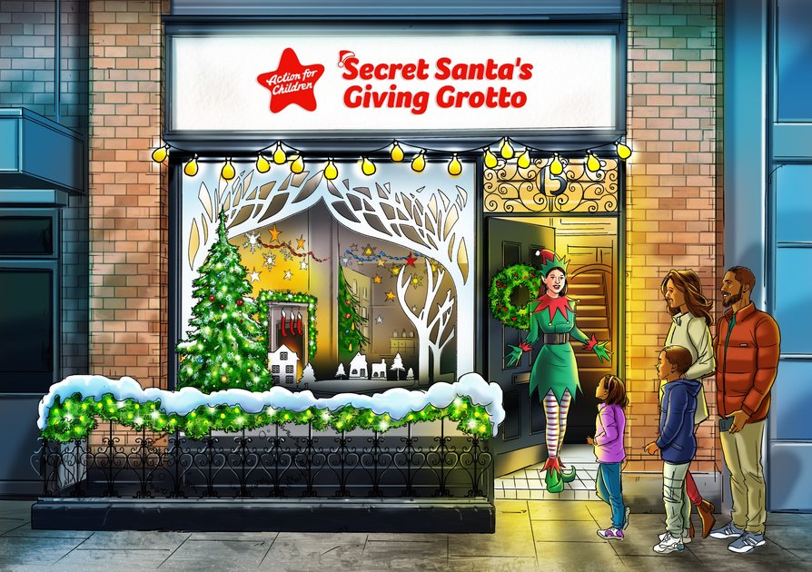 Celebrating our Secret Santa's Giving Grotto | Action For Children